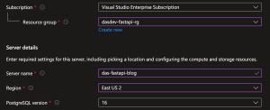 Deploying FastAPI to Azure – douglasstarnes.dev